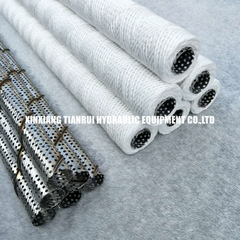 Bleached Cotton String Wound Glycol Filter Cartridge Water Filter - Buy ...