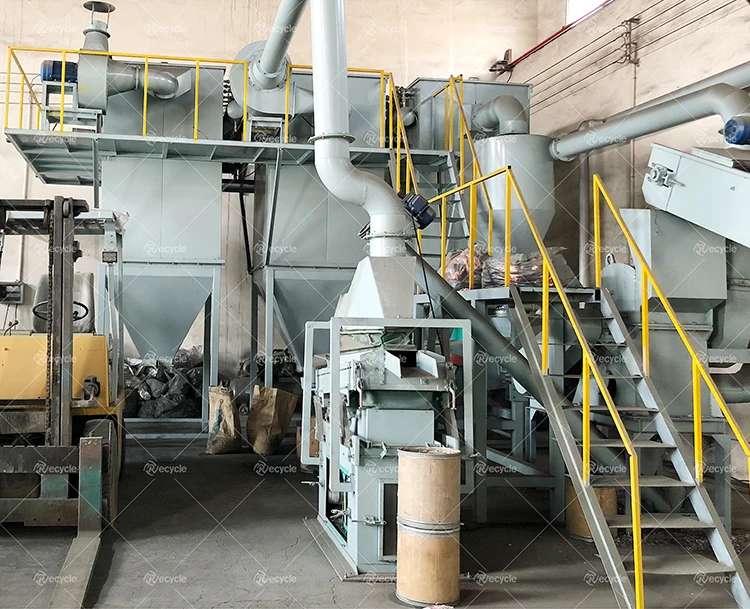 18650 리튬 배터리 재활용 공장 금속 분쇄 분리 라인 Buy 리튬 이온 배터리 재활용 기계 모바일 배터리 재활용 노트북 Batetry 재활용 기계 소프트 패키지