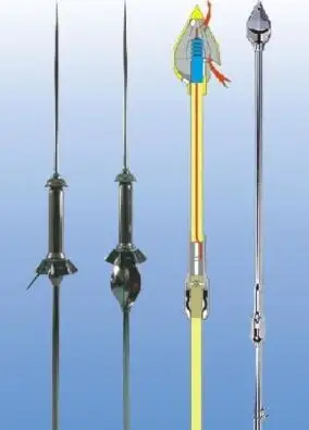 France Franklin Lightning Rod - Saint-Elme Active 1D, 2D