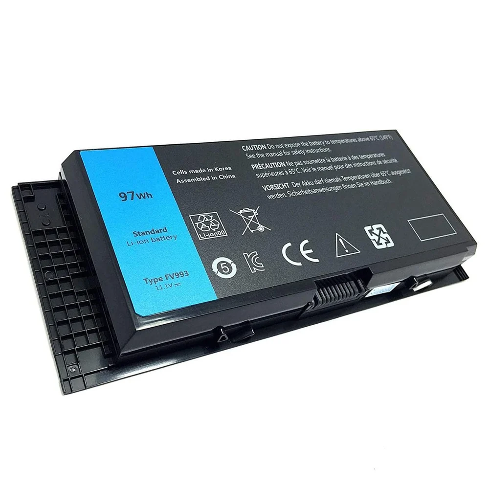11.1v 97wh Fv993 Laptop Battery For Dell Precision M6600 M6700 M6800 ...