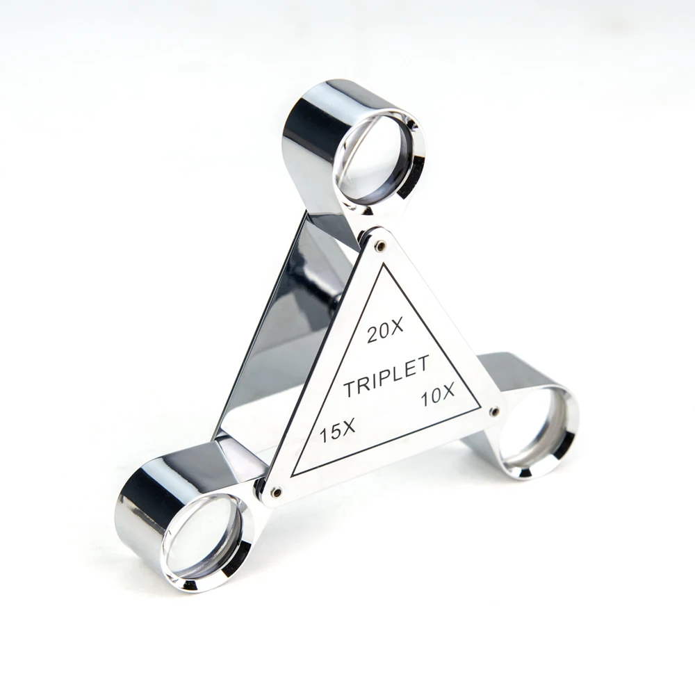 Lupa Triplet 10X - Magnifying Loupe for Jewelry Inspection