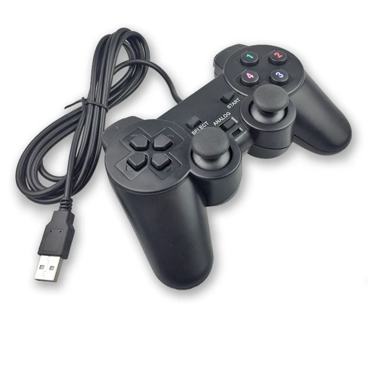 Usb Game Classic Joystick For Pc Controller Pc/usb Wired Gamepad With 1 ...