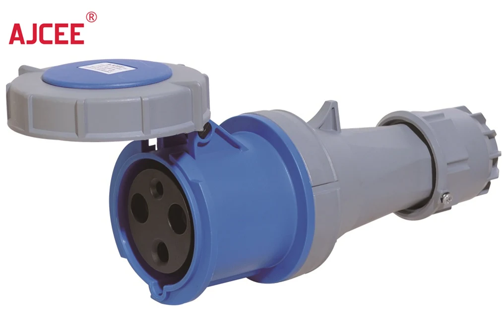 Ajcee Ip67 440v 5pin 3p+e+n 125a Waterproof Industrial Cable Connector ...