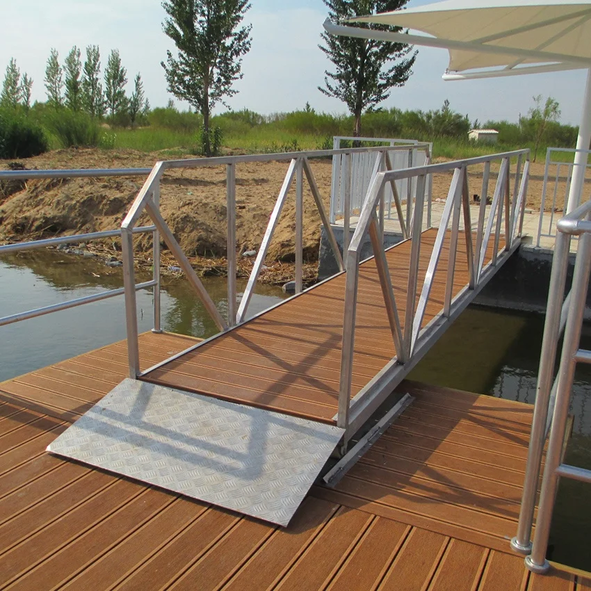 Marine Grade 6061 T6 Aluminum Gangway for Floating Docks