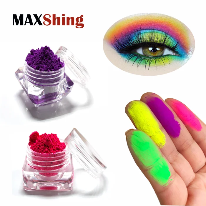 Bulk Cosmetic Grade Color Fluorescent Neon Pigment Powder Cosmetics ...