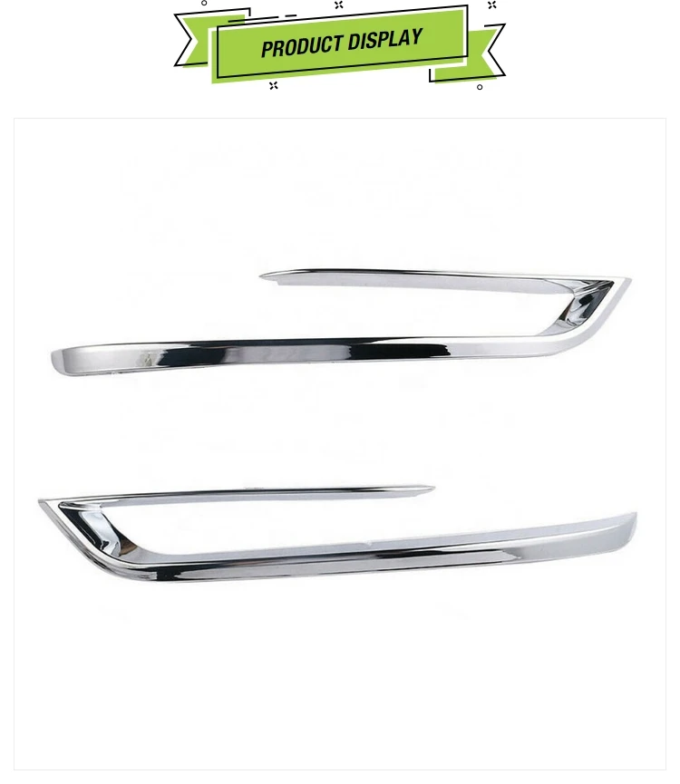 Pair Front Bumper Grill Molding Trim Chrome 51117331721 51117331722 For ...