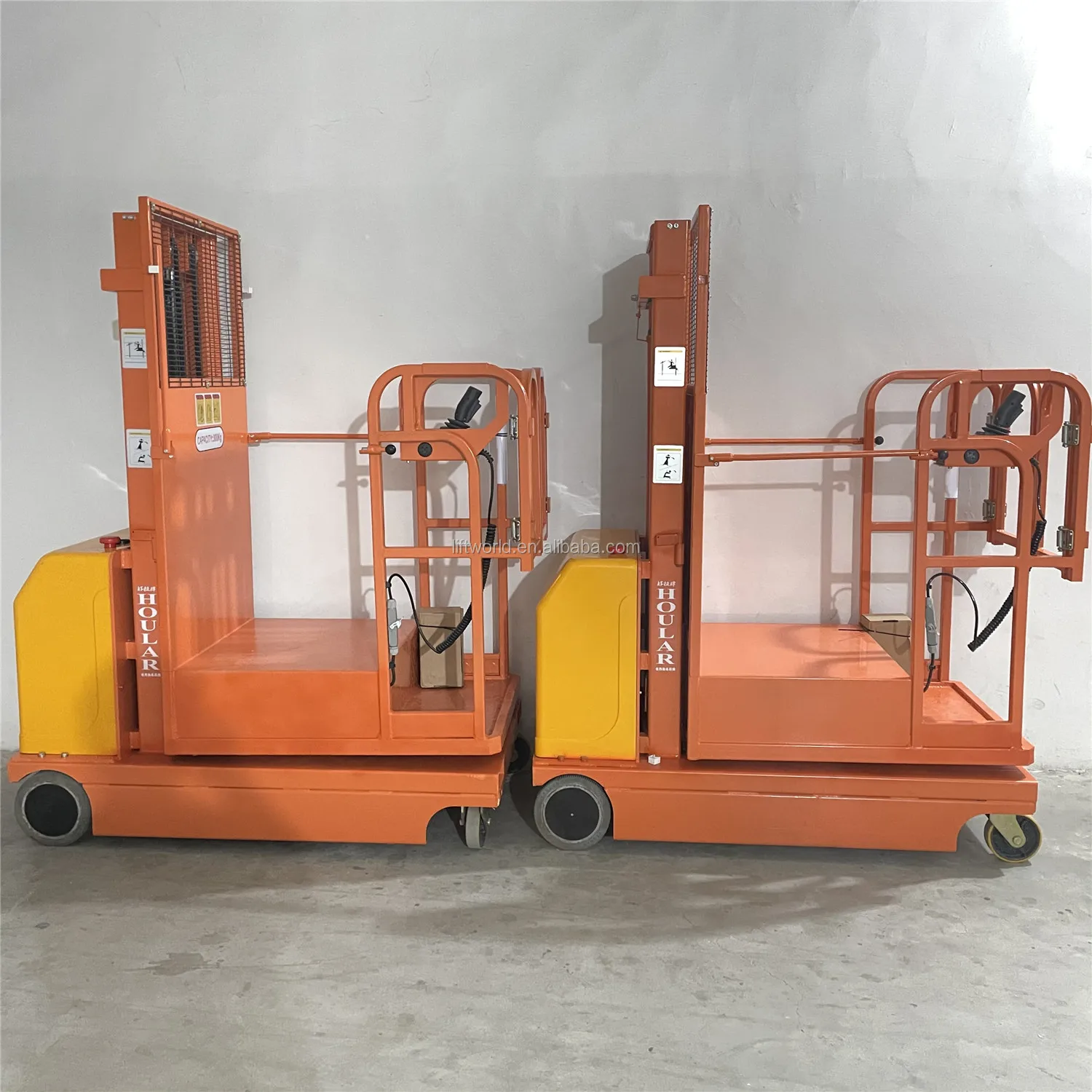 Tiny Manual Hydraulic Lift Picker Full Electric Mini Order Picker Semi ...