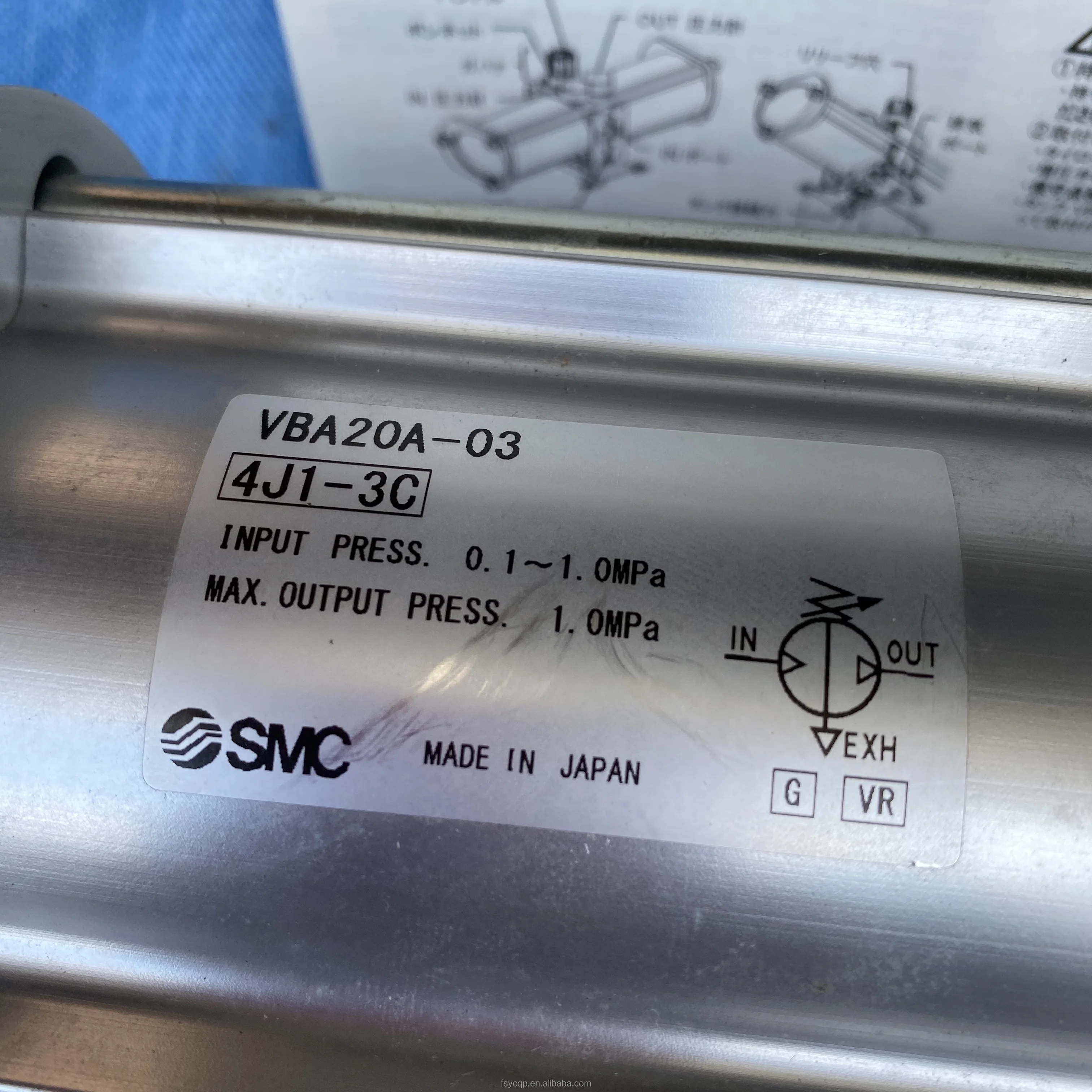 VBA20A-03 smc original genuíno pneumatica impulsionador de pressão| Alibaba.com