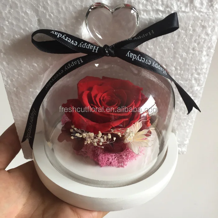 Small Rose Glass Balls With Natural Preserved Rose Inside - Buy Mini ...