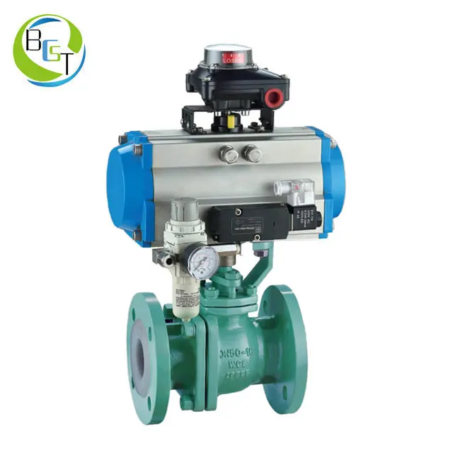 Double Acting Pneumatic Actuated on off Ball Valve