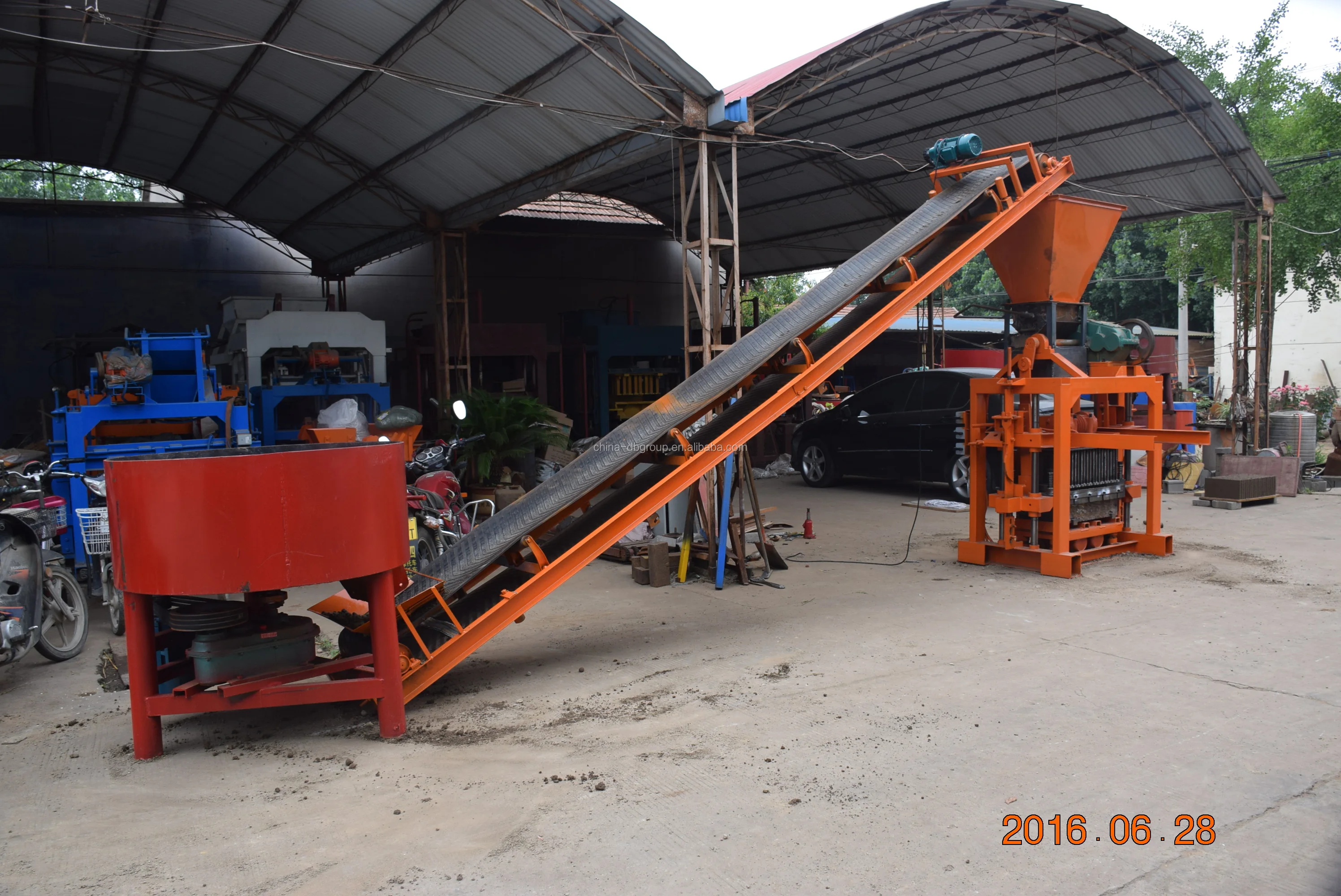 Sy2-10 Fully Automatic Clay /Mud Interlock Brick Making Machine Price ...