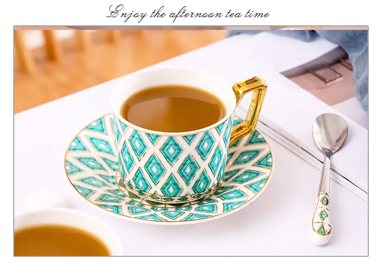 British Gold Rim Ceramic Coffee Mug Premium Bone China Floral Afternoon ...