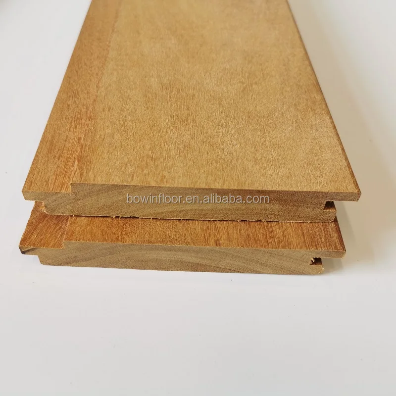 Outdoor Shiplap Profile Garapa Hardwood Siding for Durable Cladding