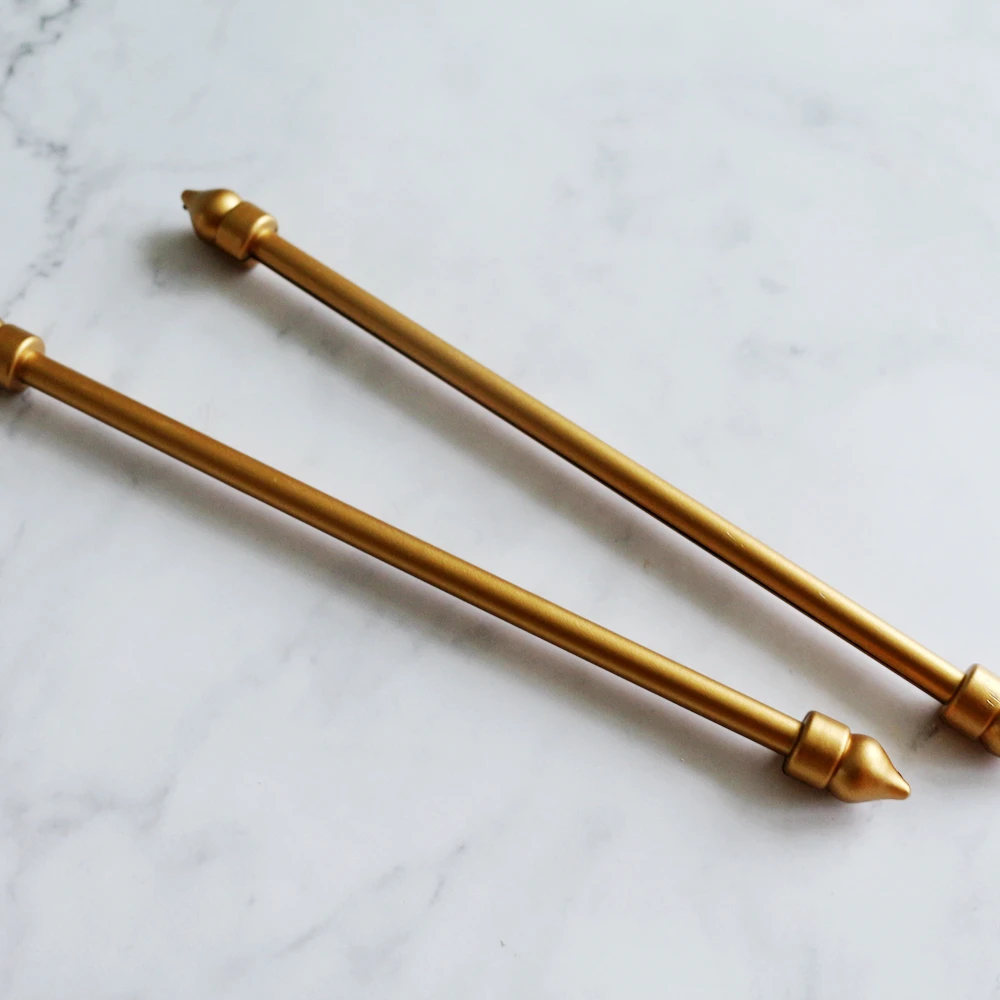 Wholesale Sticks Silver Color And Gold Color Plastic Sticks For Scroll ...