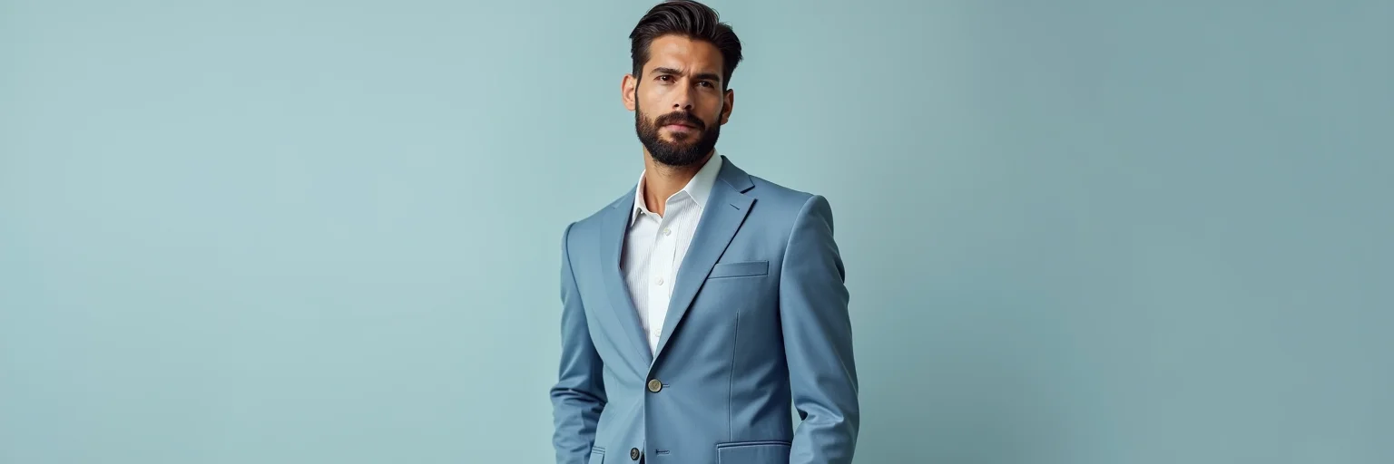 Mens Dusty Blue Suit – 2025 Trending Elegance on Alibaba.com
