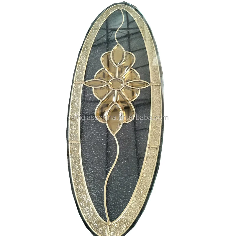 Entry Door Oval Glass Insert 36"80" - Vatti Glass