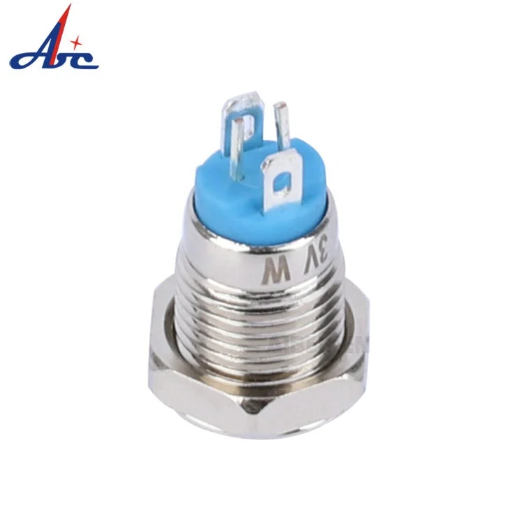 8mm Smallest Switches Round Waterproof Ip65 Metal Push Button Momentary ...