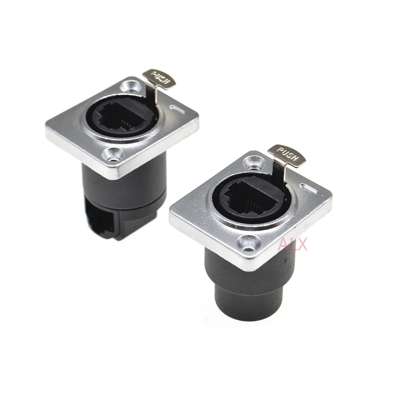 D Type Metal RJ45 Female Socket Panel Mounting Holder