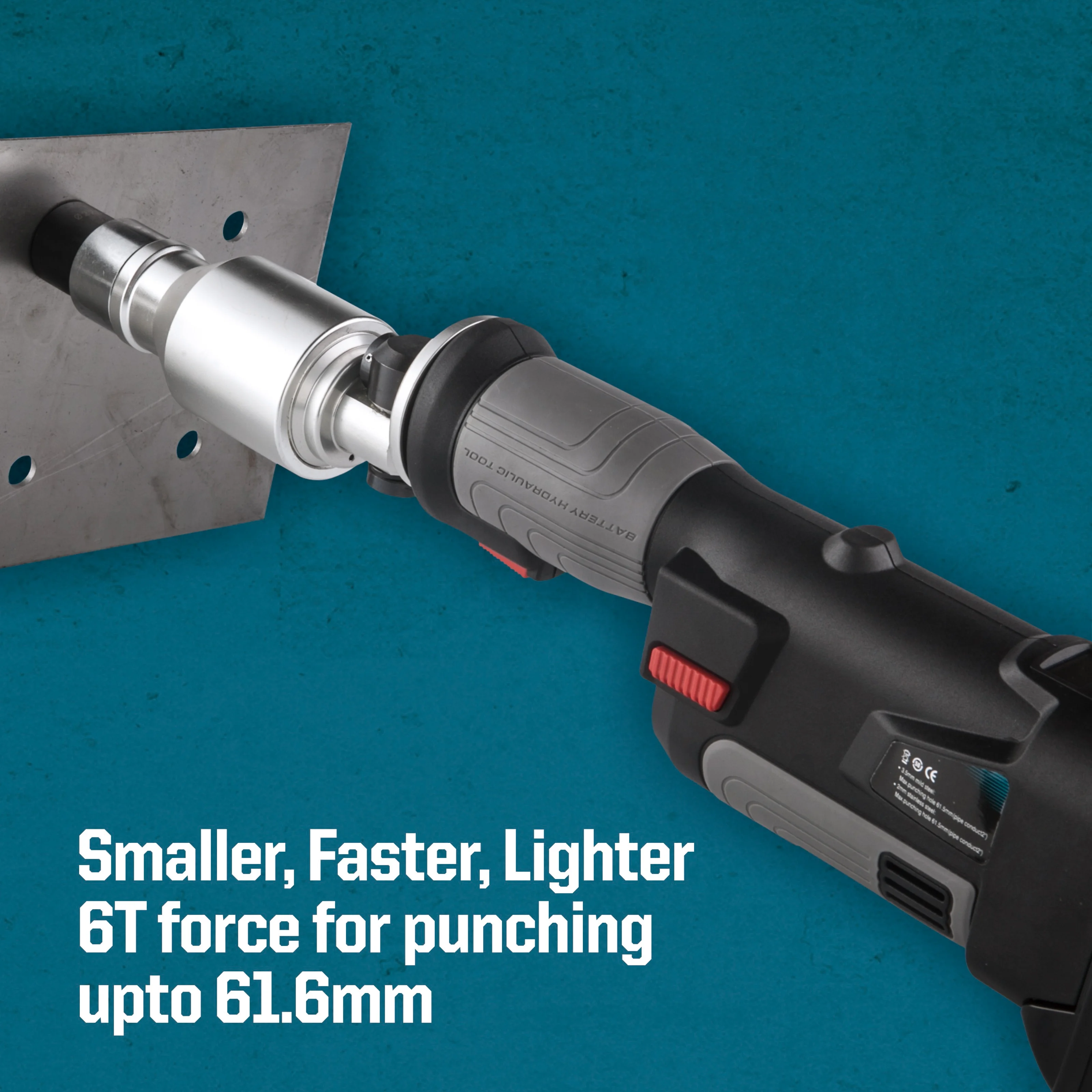 Pz-6al Battery Hole Punch Driver For Mild Steel & Stainless Steel - Buy ...