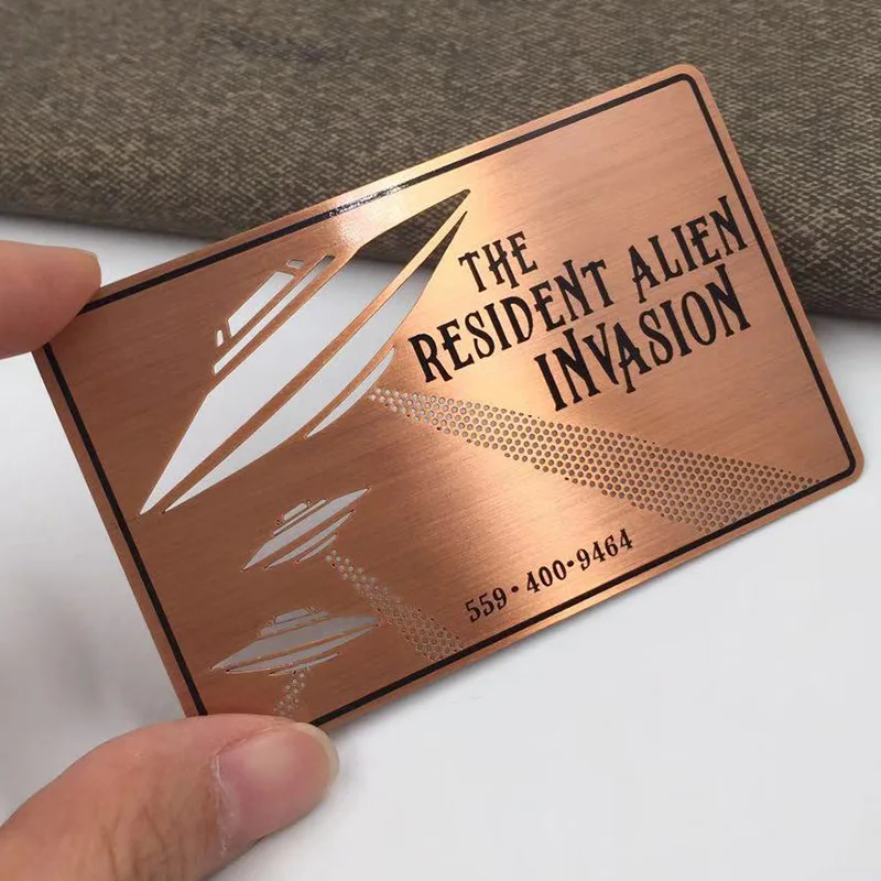 Contactless Id Ic Smart Rfid Chip Nfc Metal Business Card - Buy Nfc ...