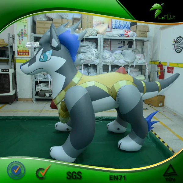 Hongyi New Design Inflatable Wolf Animal Toy - Custom Husky Balloon