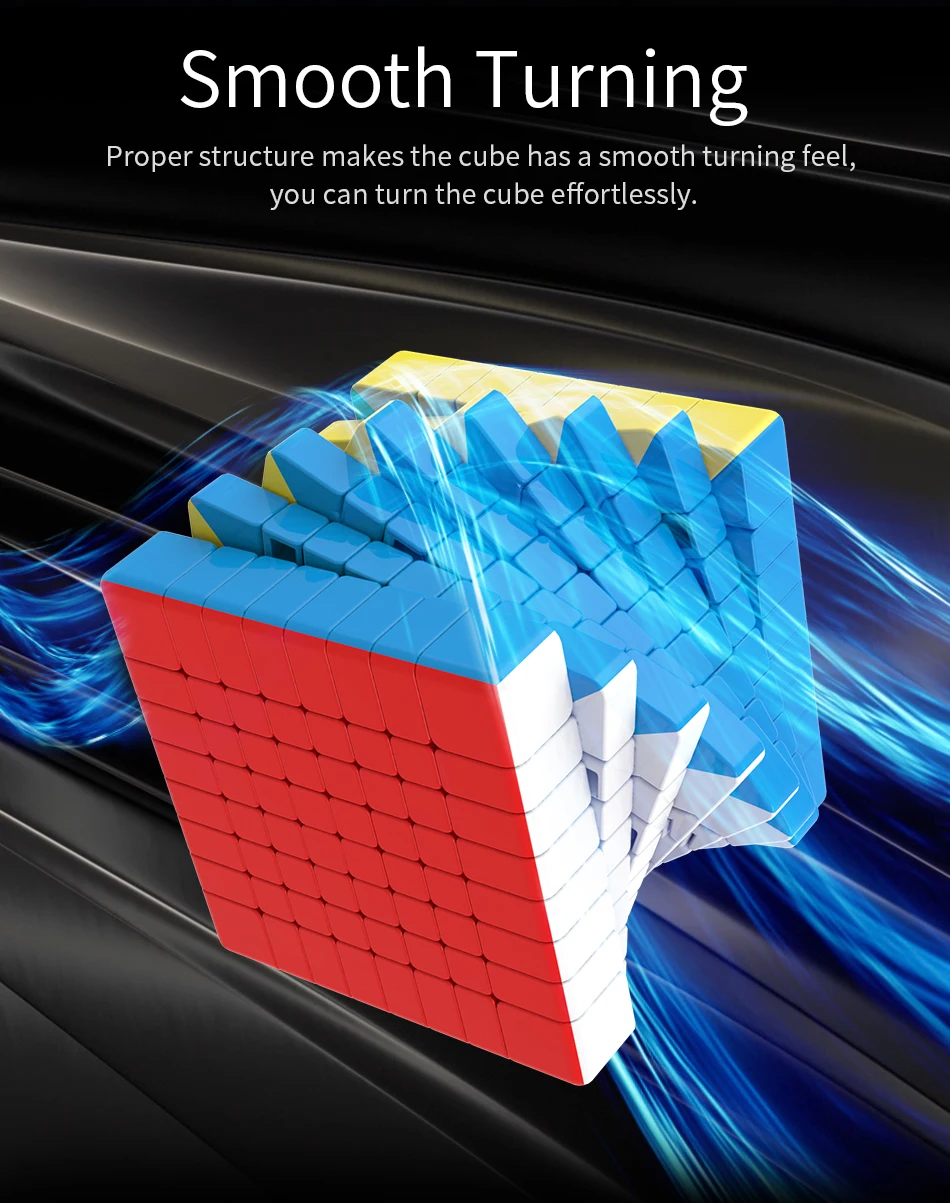 Moyu Meiong 8 Layers Cube - Speed Puzzle Toy for Learning