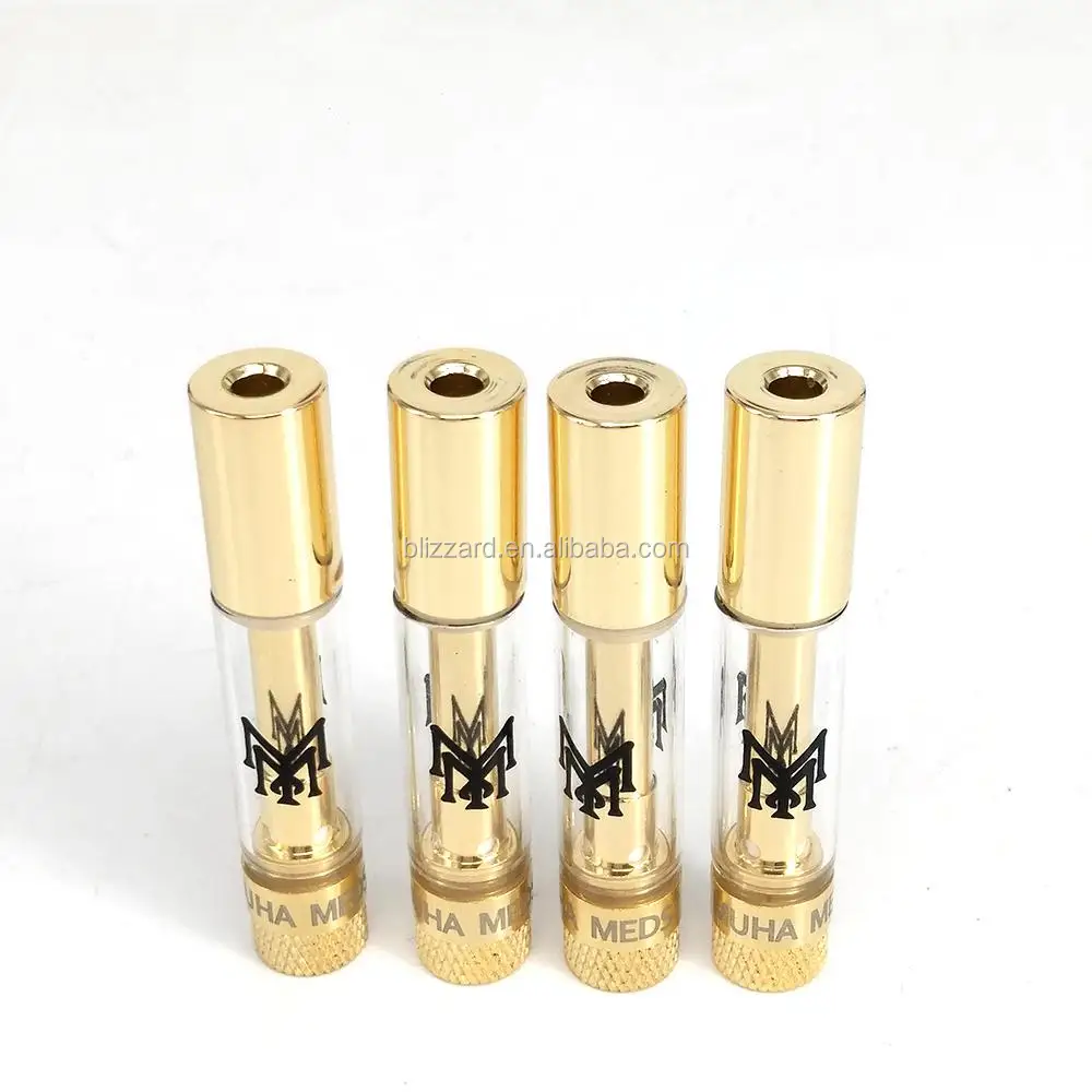 Muha Meds Ceramic Cbd Vape Cartridge Disposable Gold Atomizer For 510 ...