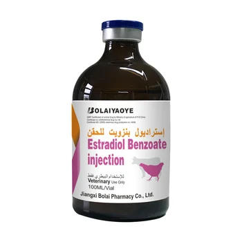 Veterinary Medicine 100ml Estradiol Benzoate Injection For Cattle,Horse ...