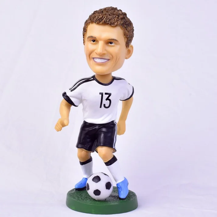 Custom Football Player Mini Plastic Figure - Lifelike PVC