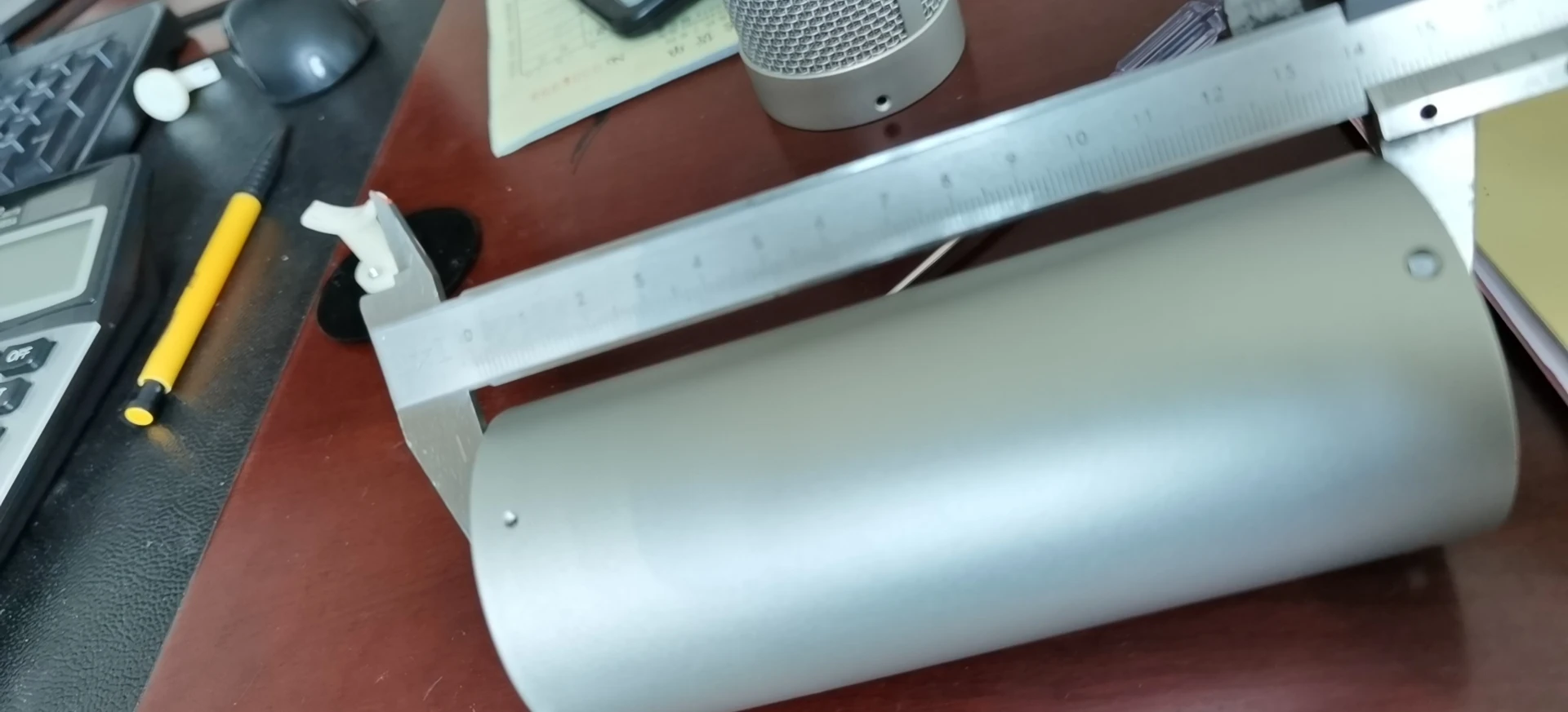 U47 Microphone Body - Silver Nickel Chrome Plated for DIY