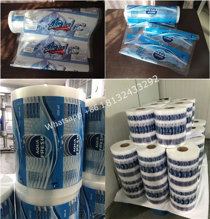 Sachets pour l'eau pure/rouleaux en plastique biodégradables pour ...