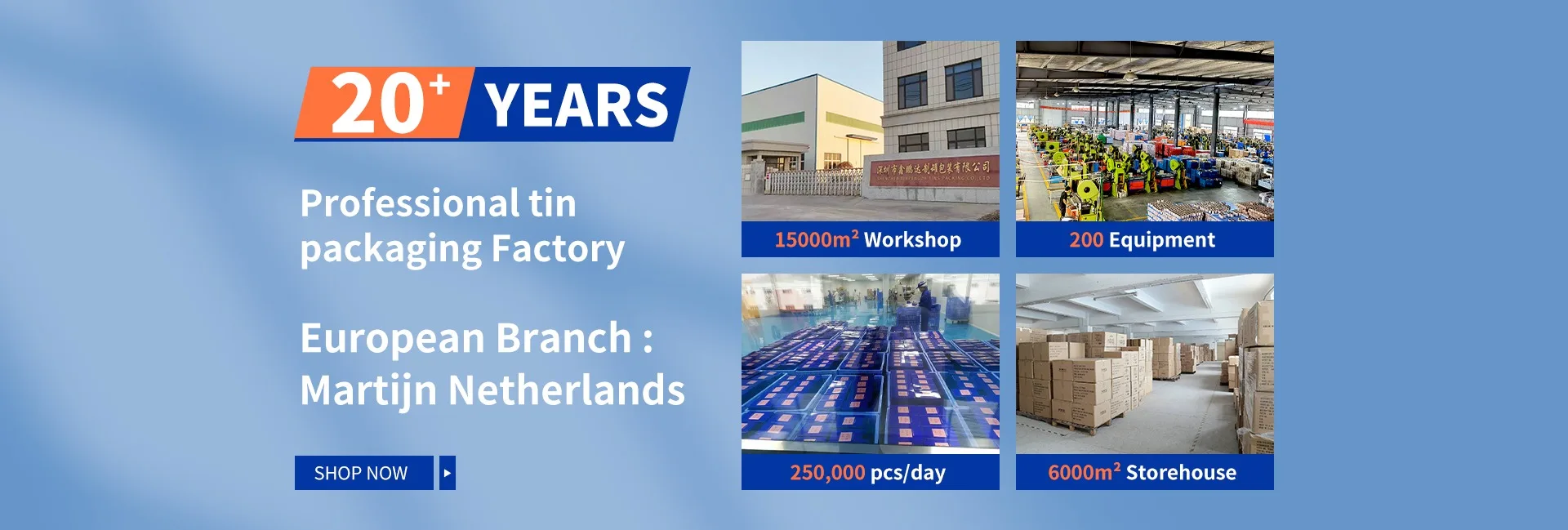 Shenzhen Xinpengda Tins Packing Co., Ltd. - Tin box, Tinplate tin box