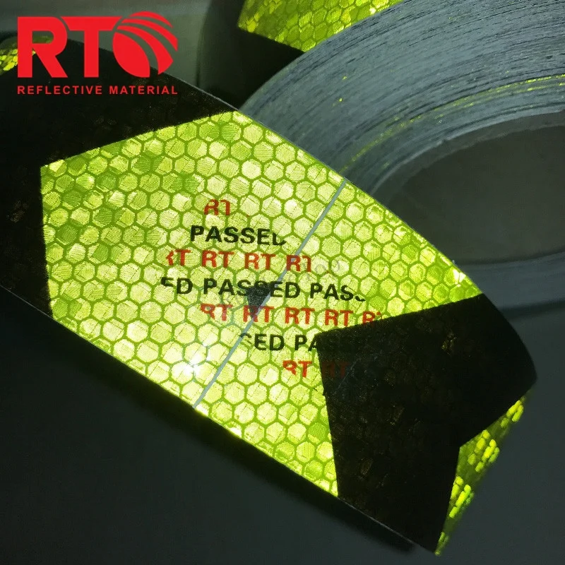 Self Adhesive Beads Nikkalite Reflective Sheeting For Road Safety Signs ...