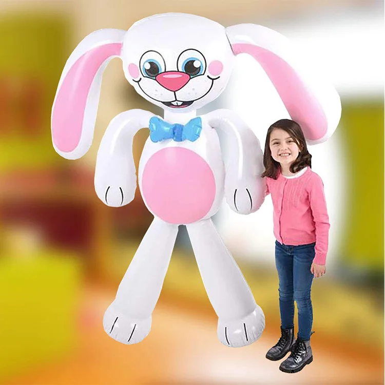 Durable Inflatable Bunny Toys - Perfect for Kids’ Parties