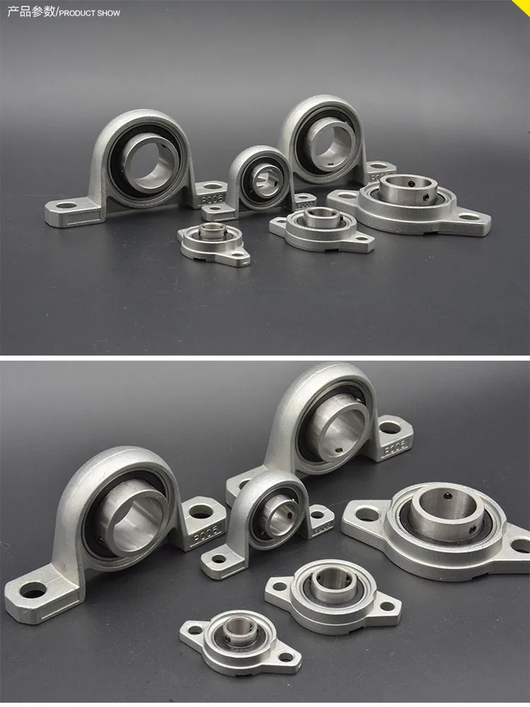 Aluminium Mini Pillow Block Bearing Ufl002 Ufl003 Ufl004 Ufl005 - Buy ...