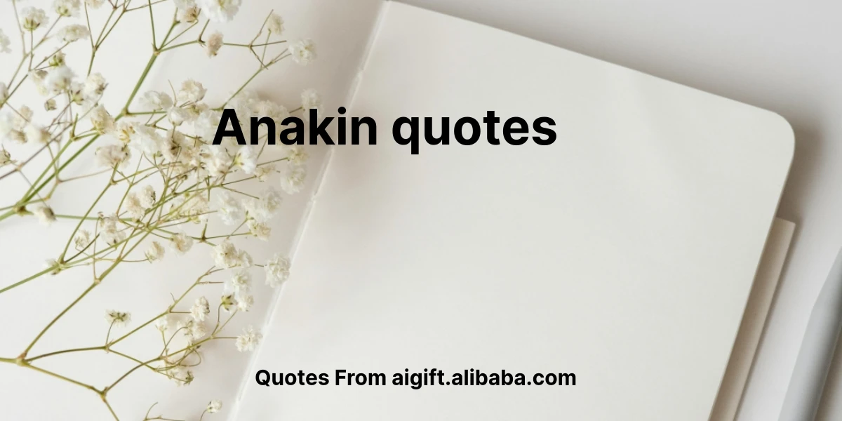 100+ Iconic Anakin Skywalker Quotes for Fans and Inspiration