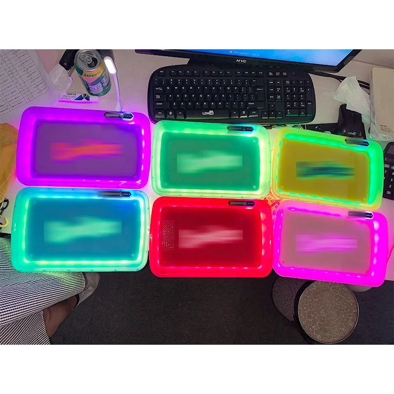 Smoking Custom Wholesale Pink Weed Rolling Tray Led Rolling Trays - Buy ...