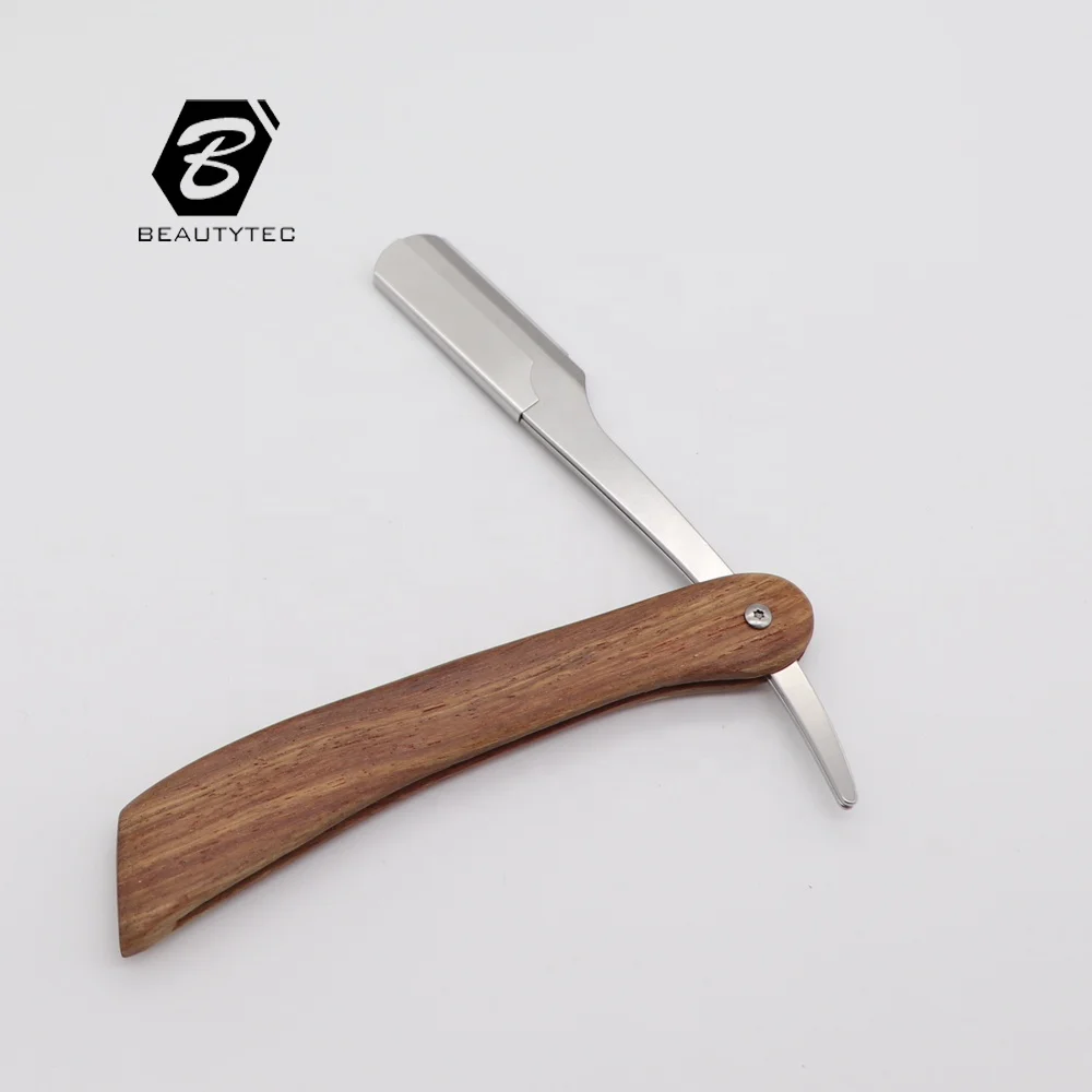 RW1 Wooden Handle Straight Razor Blades - Professional Cutting
