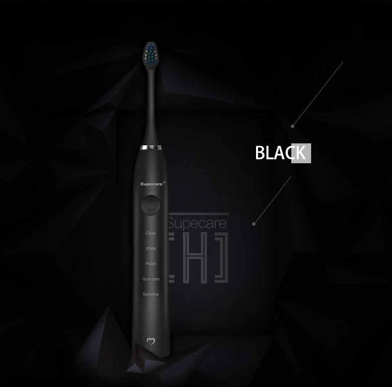 Supersonic Toothbrush Clean As Dentist Rechargeable Sonic Toothbrush ...