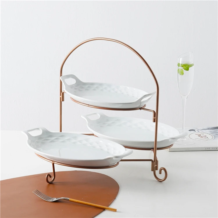 Japan Cheap Restaurant Banquet Large Oval White 3 Piece Ceramic Serving ...