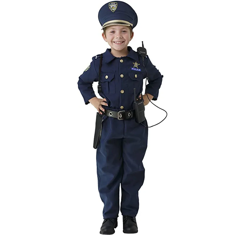 Dress Up America Deluxe Police Dress Up Costume Set And Role Play Kit ...