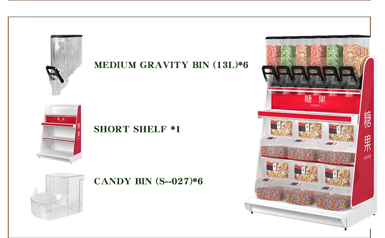 High Quality Metal Iron Supermarket Candy Store Gondola Shelf - Buy ...