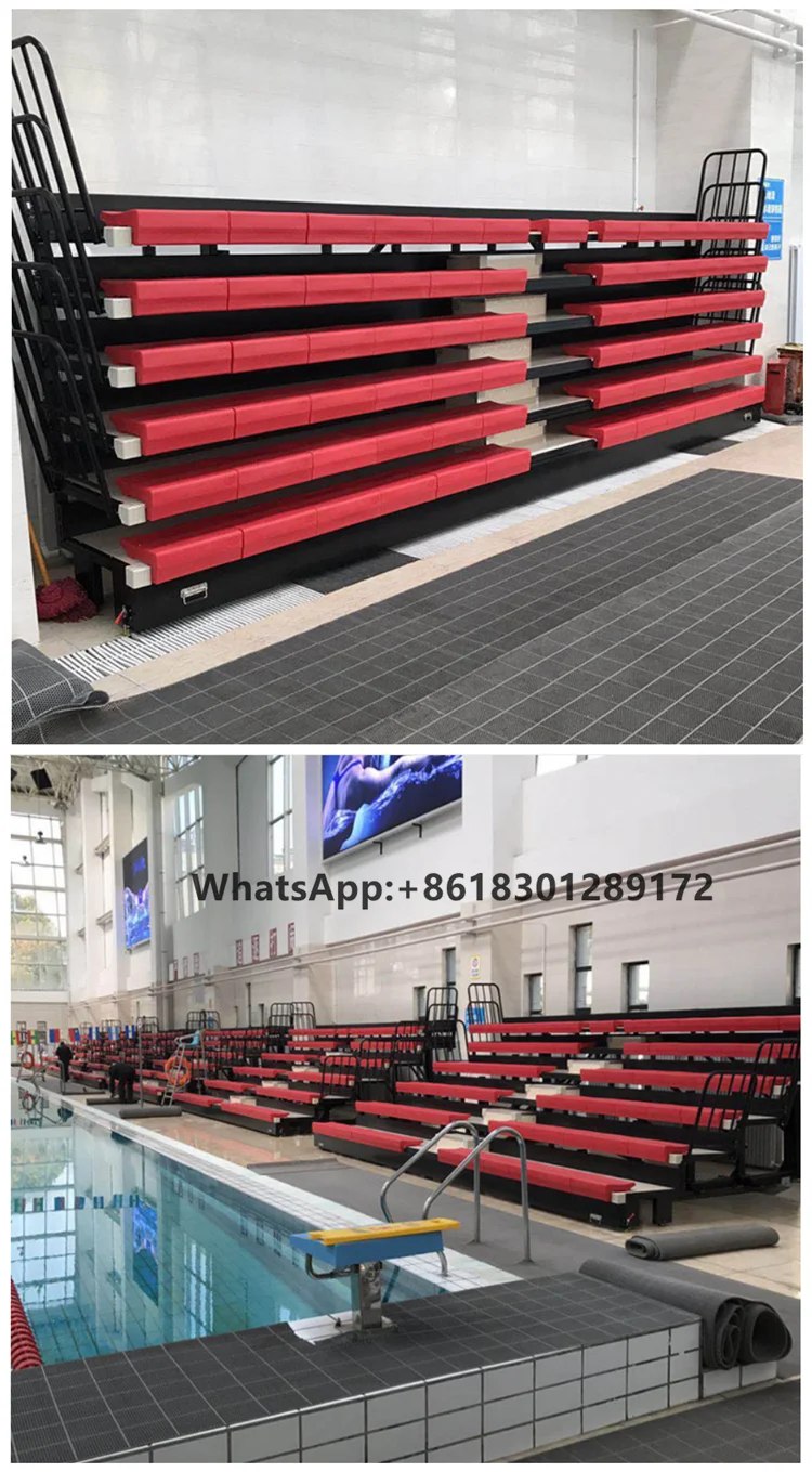 Outdoor & Indoor Portable Telescopic Bleachers - Stadium Seating