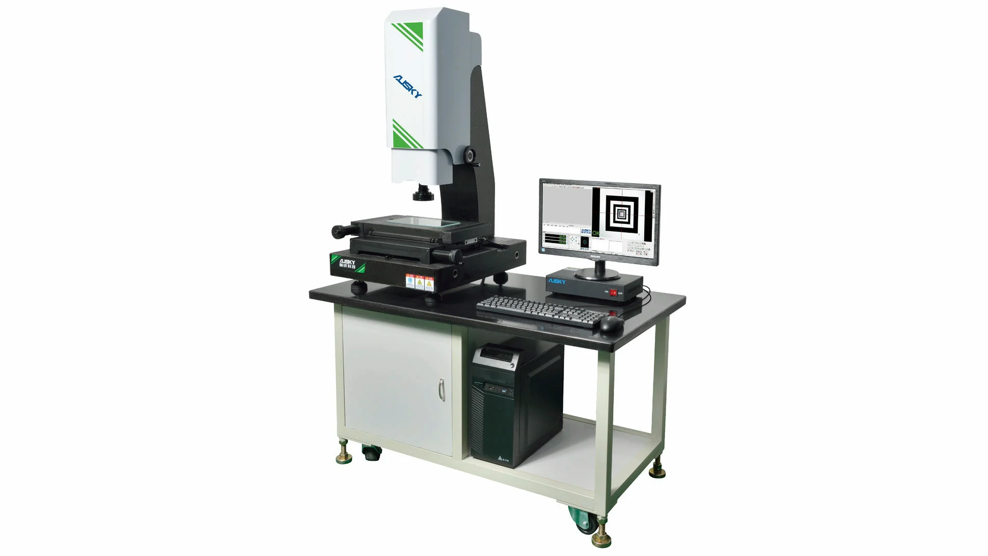 High Resolution Optical Metrology Video Measuring Machine With Color ...