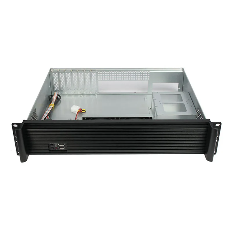 2u Rackmount High Disk I/O Nas Performance Server Short Case