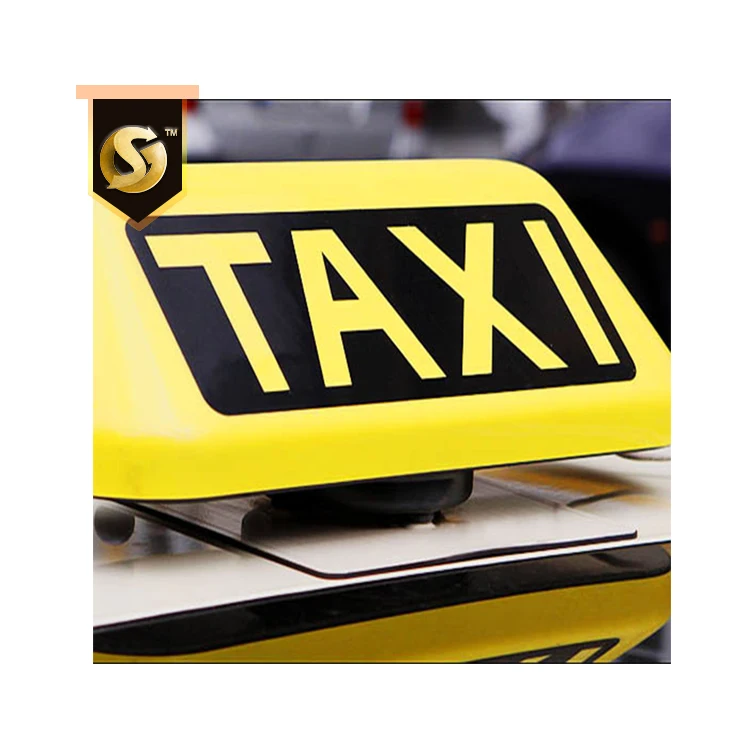 Custom Acrylic Taxi Cab Roof Top Advertising Light Box Letrero Lamp ...