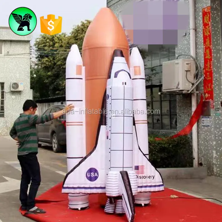 Cohete gigante de 2m, cohete inflable publicitario personalizado de 10 ...