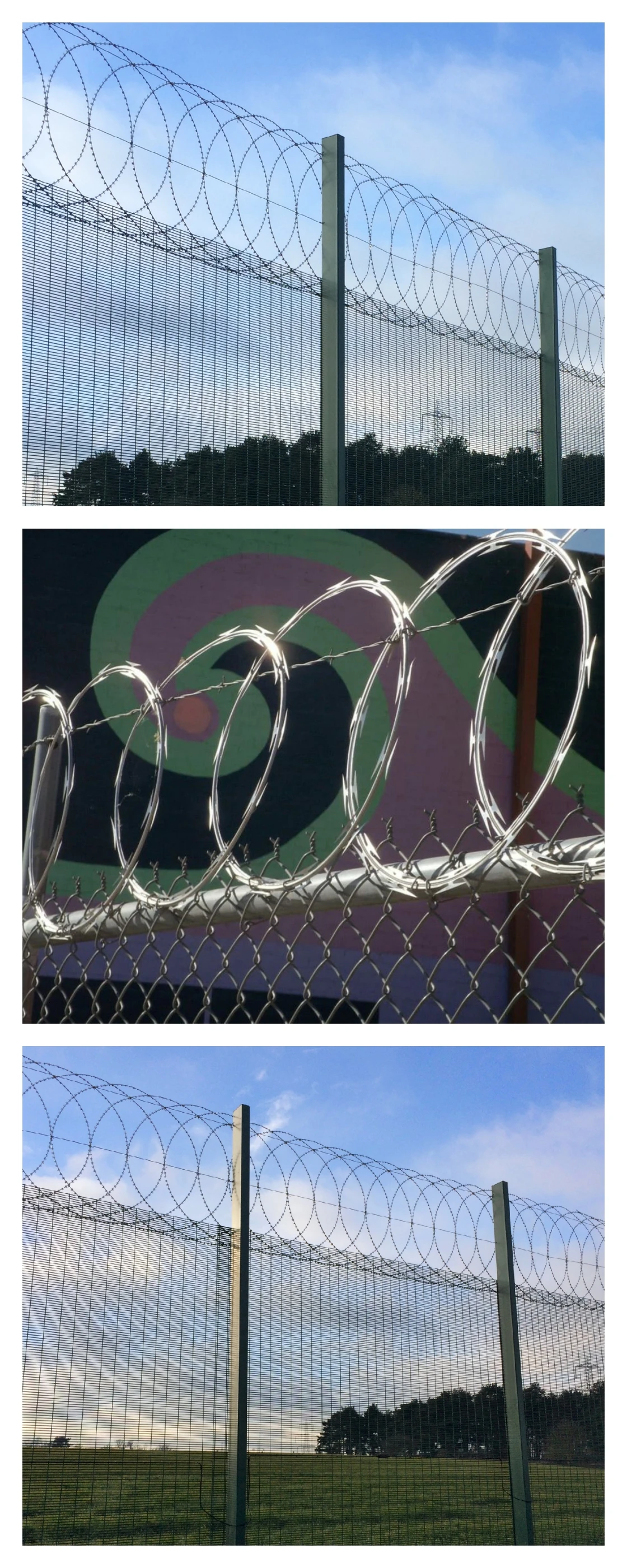 Mbbt Bto-22 Galvnzied Flat Wrap Razor Blade Barbed Wire - Buy Barber ...