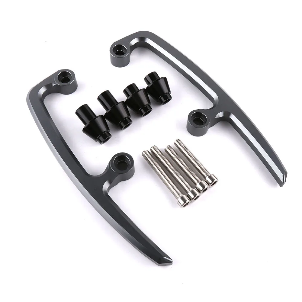 Motorcycle Aluminum Alloy Rear Grab Handle Armrest Passenger Grab Bar ...