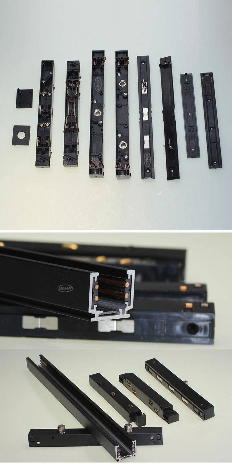 LEDEAST TSMYH Magnetic Track Spotlight Guide Rail 48V System